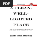 A Clean Well-Lighted Place - Ernest Hemingway | PDF