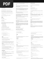 Terraform Cheat Sheet | PDF | Command Line Interface | Software