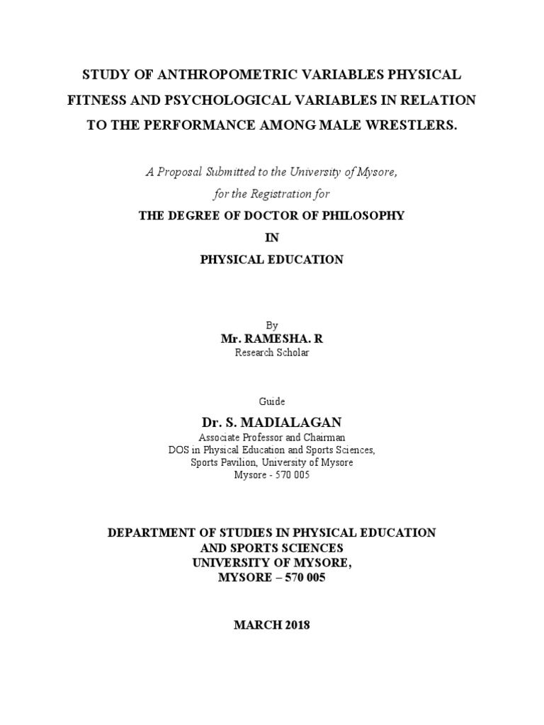 Title Page of Synopsis | PDF