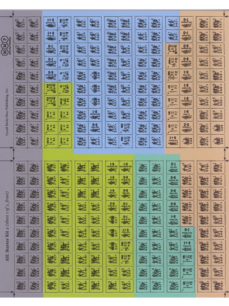 Asl Sk2 Sk3 Counters | PDF