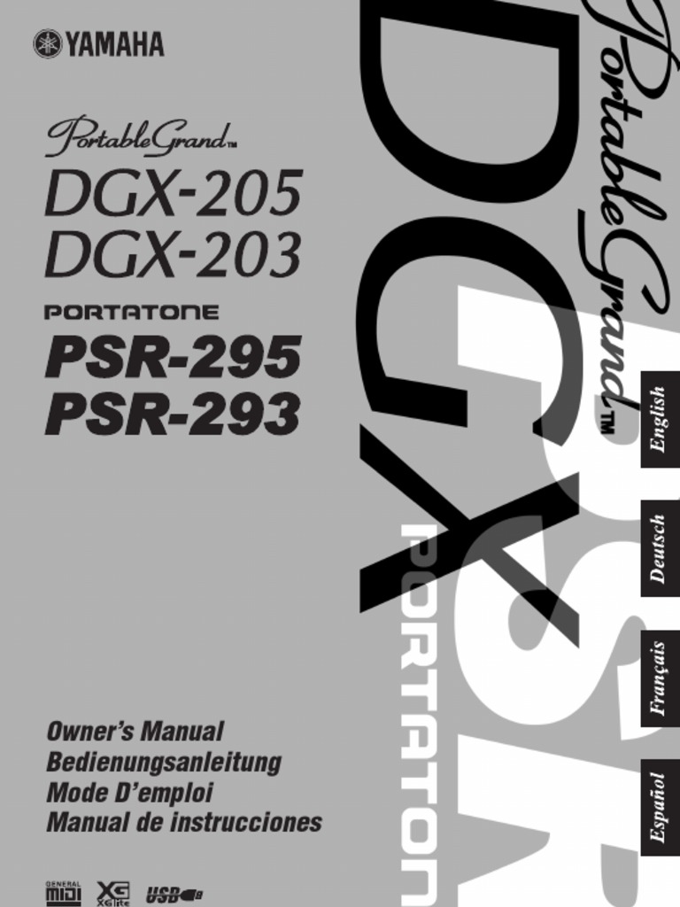 Portable Grand PSR-295 | PDF | Rechargeable Battery | Electromagnetic ...