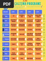 Tyt Calisma Programi Ay 2 | PDF