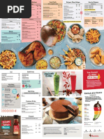 Galito's Menu and Prices in Kenya | PDF | Hamburgers | French Fries