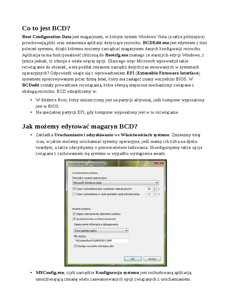 Co to jest BCD_ Jak możemy edytować magazyn BCD_ | PDF