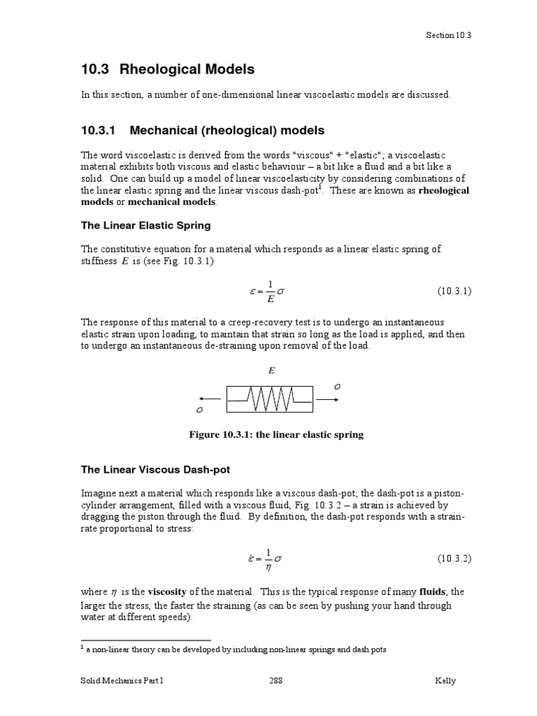 10 Viscoelasticity 03 Rheological | PDF | Viscoelasticity | Elasticity ... 10 Viscoelasticity 03 Rheological | PDF | Viscoelasticity | Elasticity ...