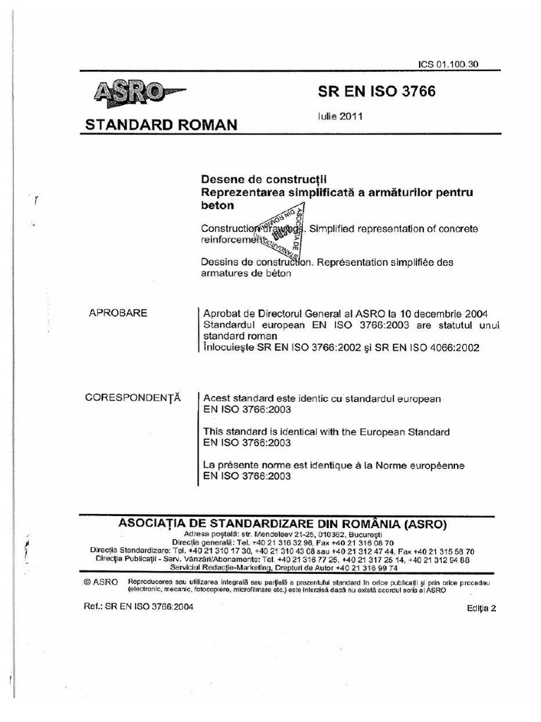 SR en Iso 3766 Reprezentare Simplificata Armaturi | PDF