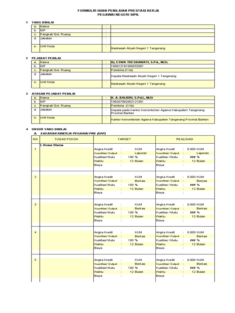 Format SKP Guru Muda | PDF