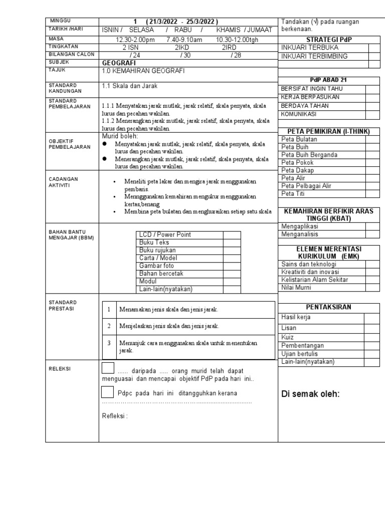 RPH GEO T2 PDPR 2022 | PDF