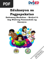 ESP 8 SIM Modyul 7 - Emosyon | PDF