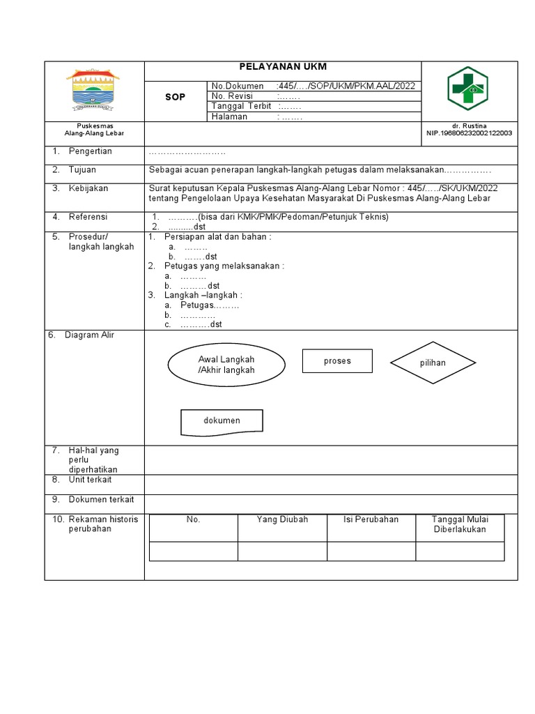 Draft Sop Ukm 2022 (Revisi) - 1 | PDF