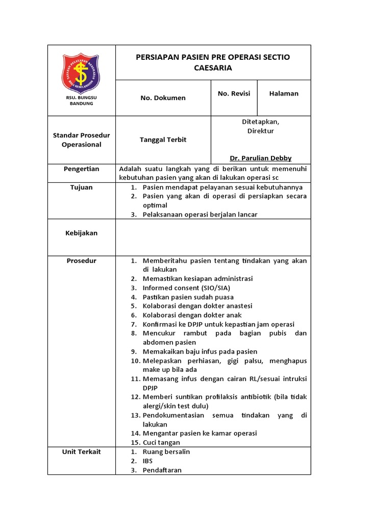 Optimal Pasien Pre-Operasi | PDF
