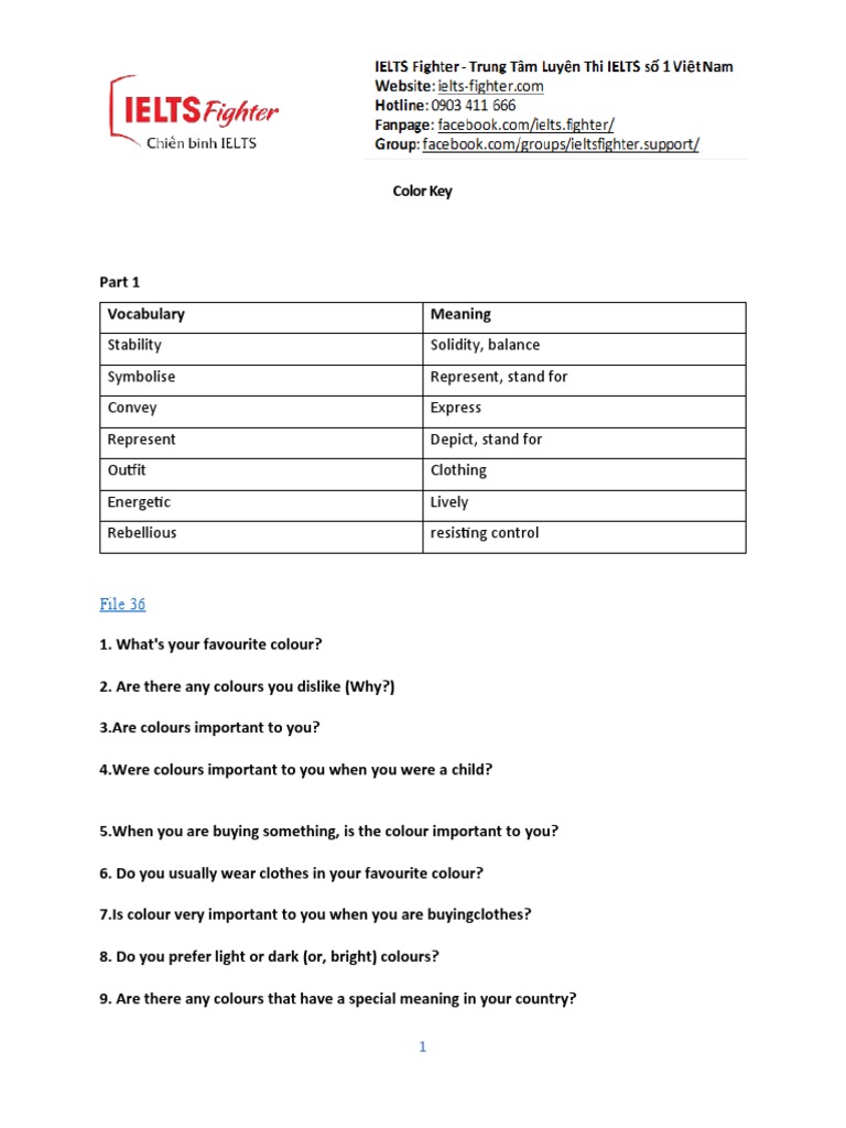 Color Key | PDF | Fashion | Color