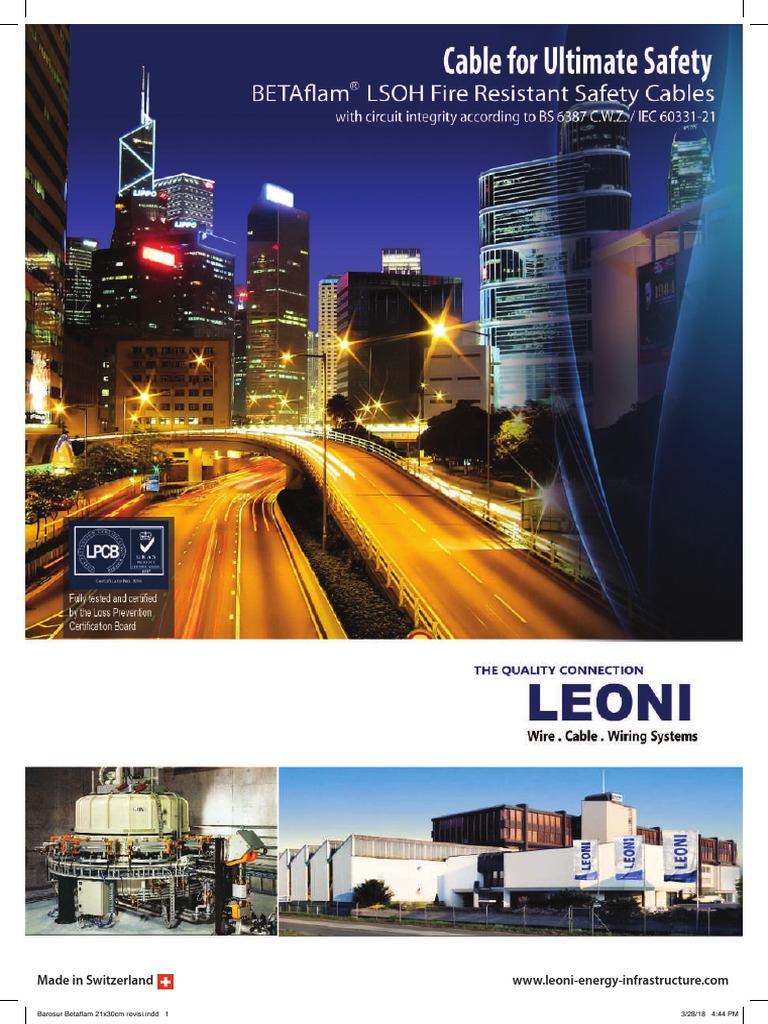 FRC Betaflam | PDF | Electrical Equipment | Building Engineering