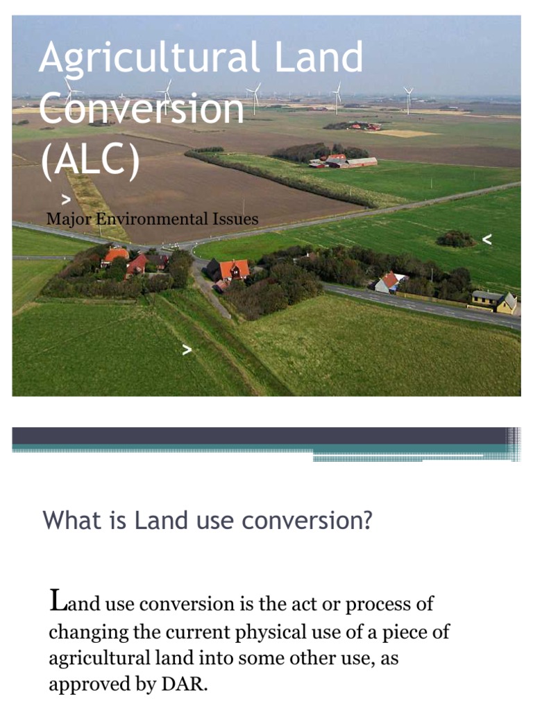 Agricultural Land Conversion | PDF