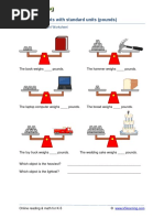 Grade 5 Mass Word Problems Worksheet | PDF | Language Arts & Discipline