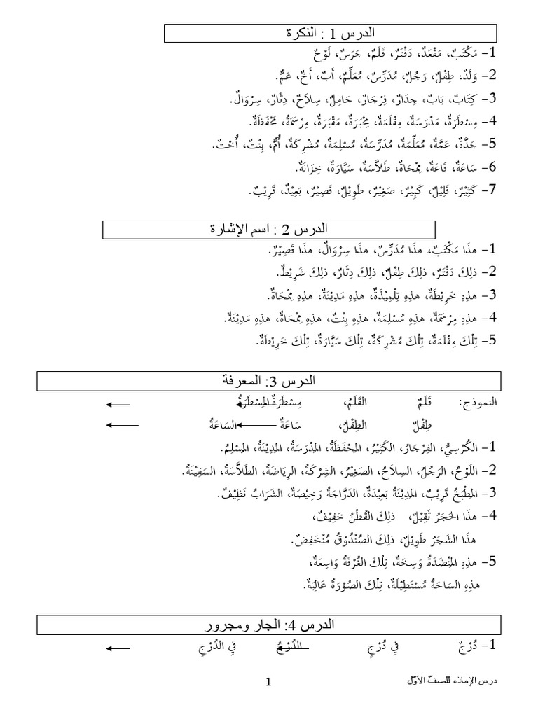 Imla' Kelas 1 2002 | PDF