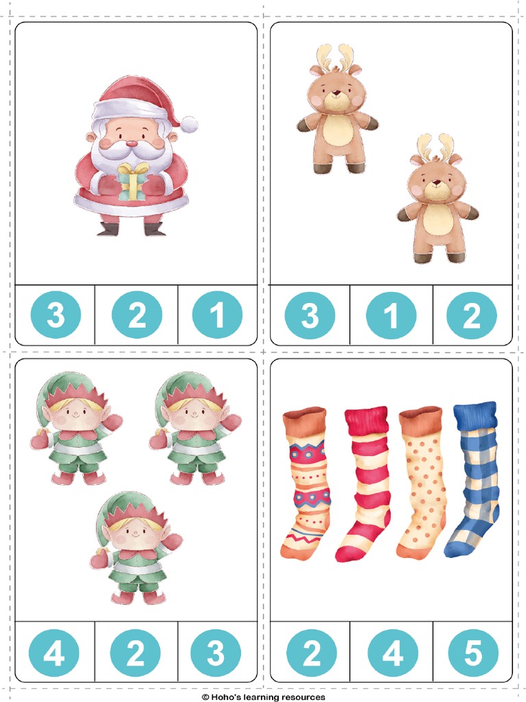 01. Counting Cards 1-20 | PDF