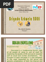 Brigada Eskwela Sample Program | PDF