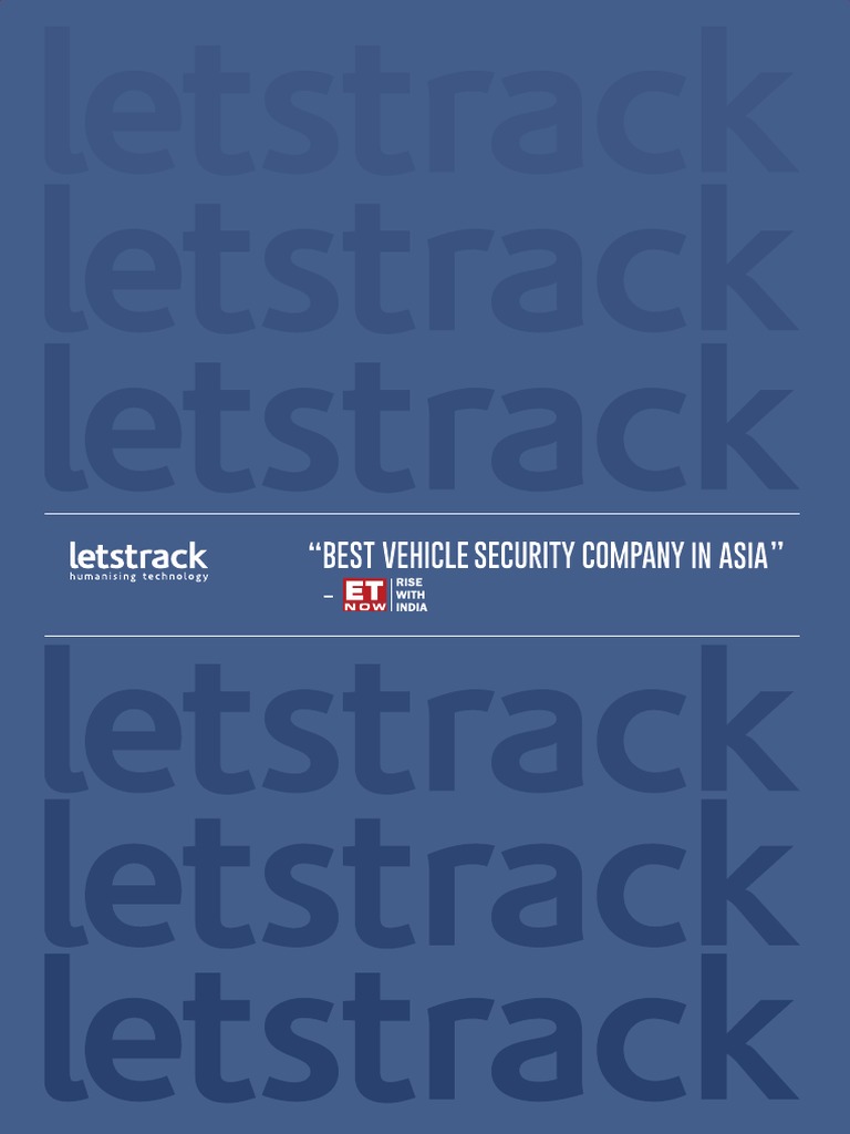 Letstrack Brochure | PDF