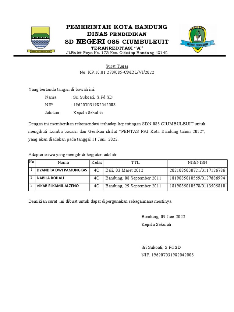 Rekomendasi Lomba Pai | PDF