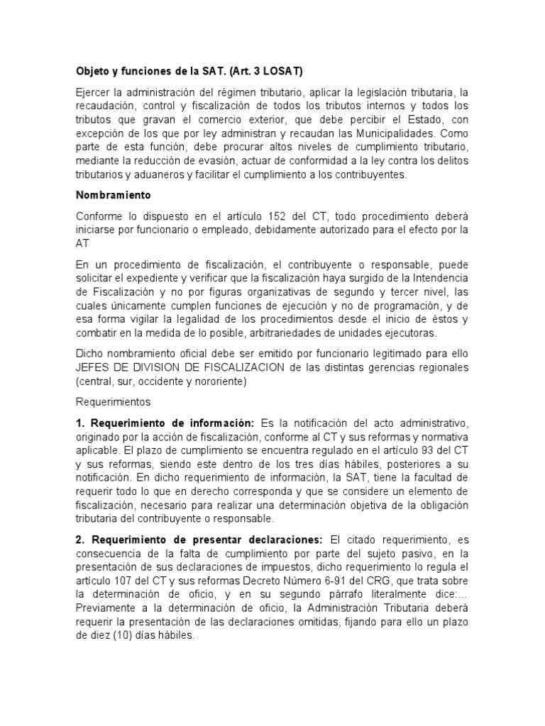 Requerimiento de SAT | PDF | Economias | Gobierno