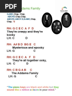 Addams Family Lyrics | PDF