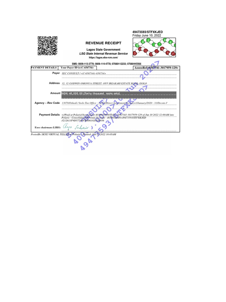 SEC Consult Direct Assessment 2020 Receipt | PDF | Services (Economics ...