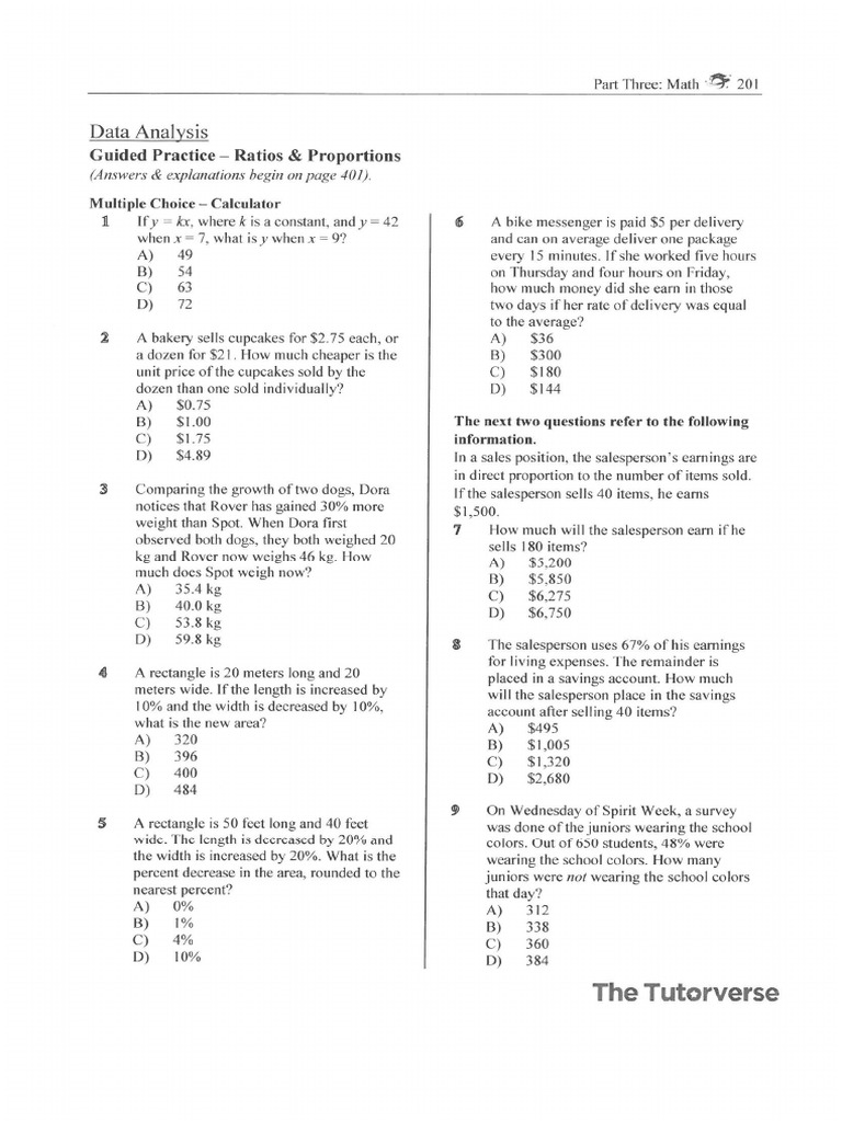 Ratios and Proportion | PDF