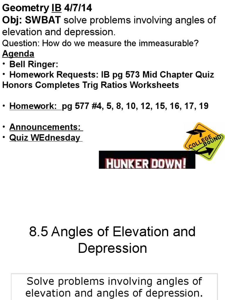 Week 1 Ppt-Mathematics 9 (4thQ) | PDF | Angle | Trigonometric Functions