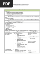 COT - MTB SALITANG KILOS - Docx Version 1 | PDF