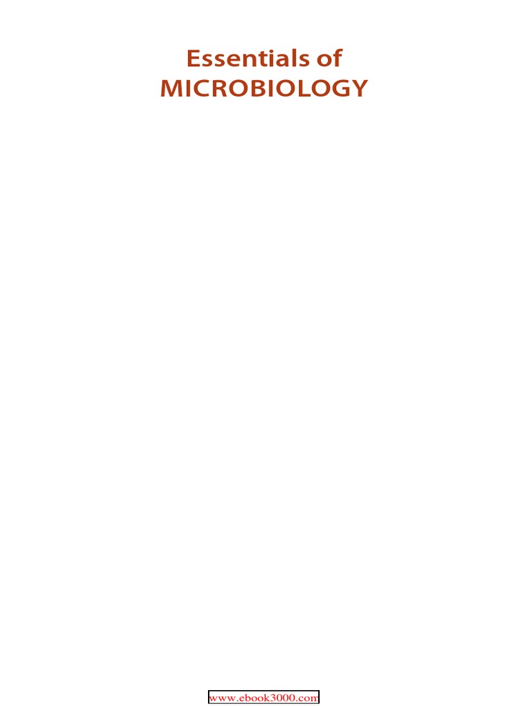 Essentials of Microbiology | PDF | Immune System | Infection