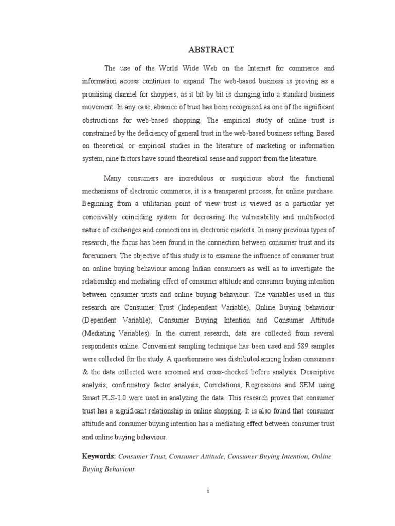 Abstract of Marketing | PDF