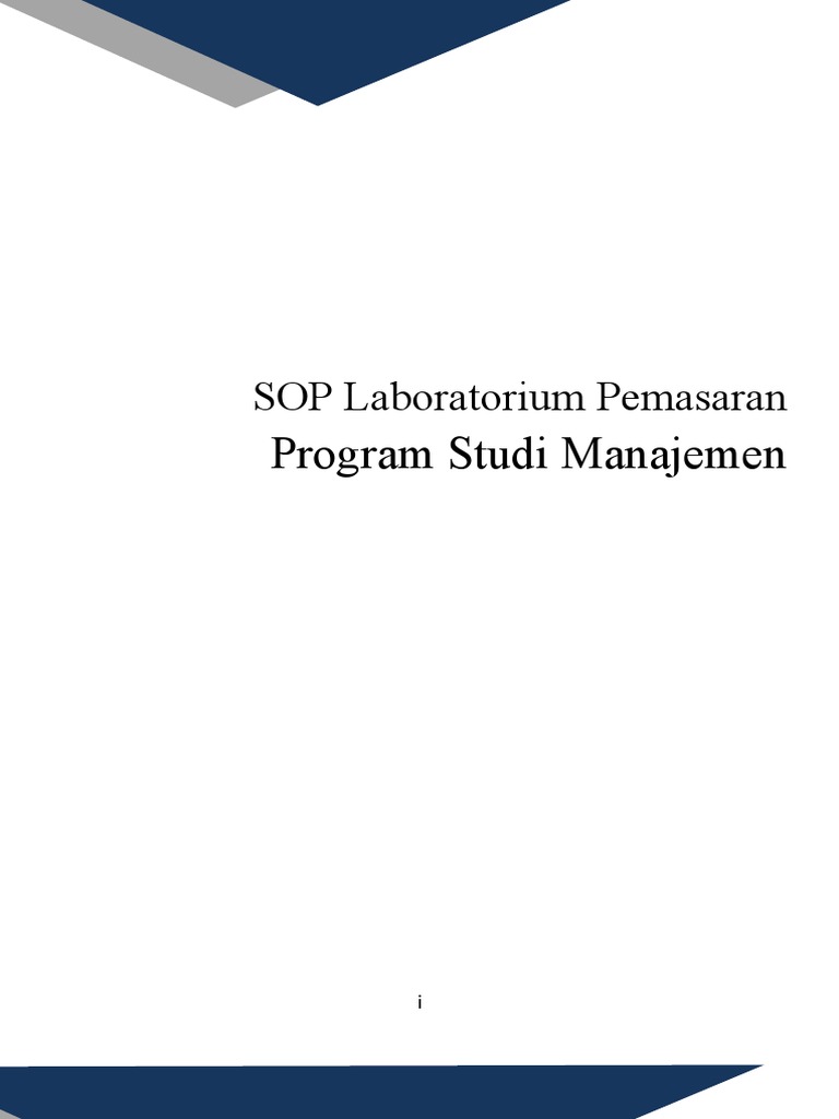SOP Lab Pemasaran MNJ | PDF
