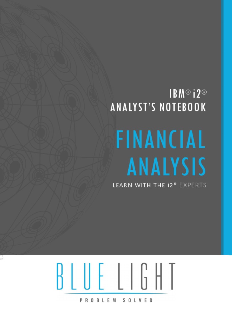 IBM I2 Analyst'S Notebook: Financial Analysis | PDF | Chart | Icon ...