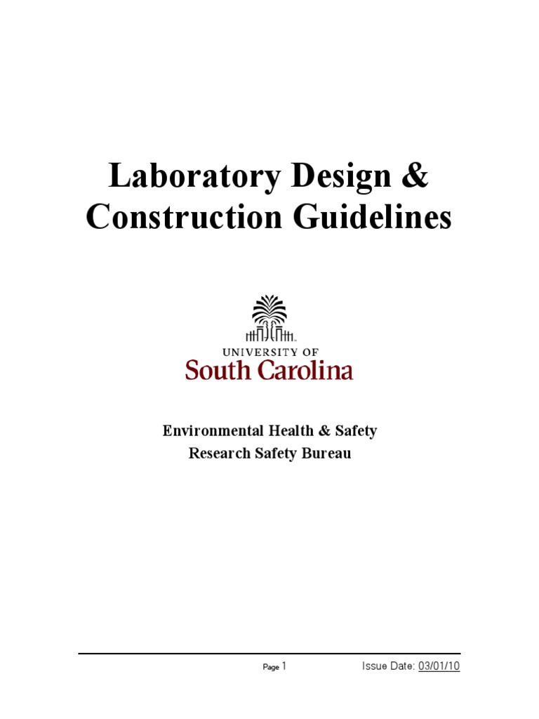 Laboratory Design & Safety Guidelines | PDF | Laboratories ...