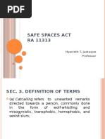 Powerpoint Presentation of Safe Spaces Act RA 11313 | PDF | Sexual ...