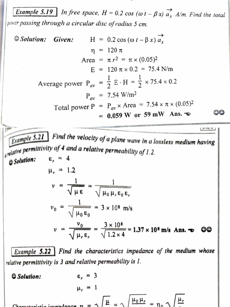 EMF Tutorial - 5 | PDF | Waves | Electrodynamics