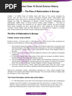 Class 10 History Chapter 1 Detailed Notes | PDF | Nationalism | Europe