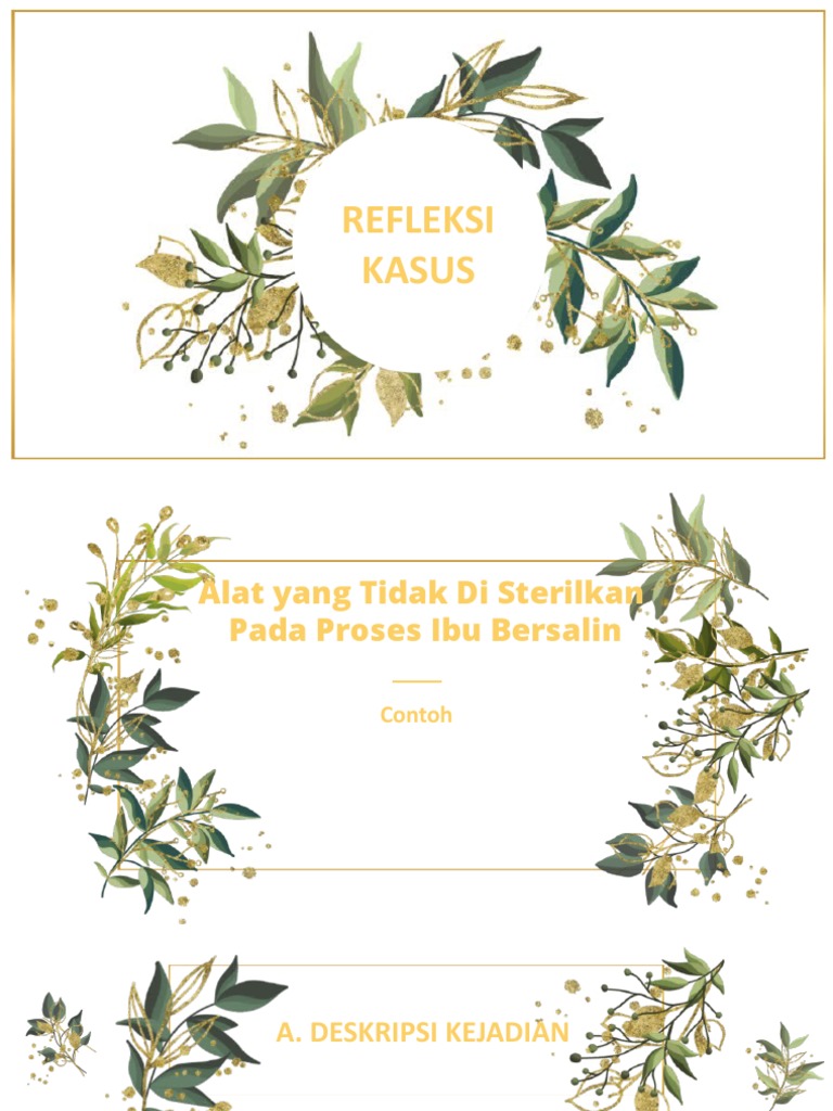 Contoh Refleksi Kasus | PDF