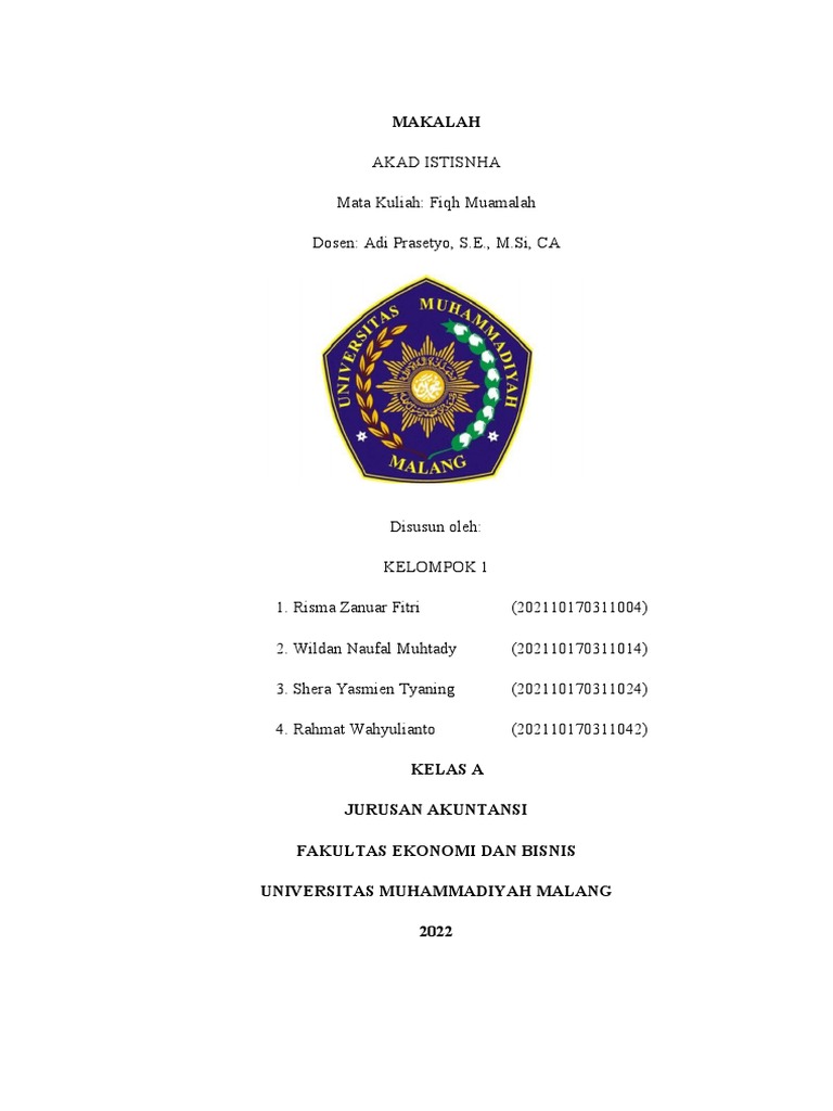 Akad Istishna: Definisi dan Mekanisme | PDF