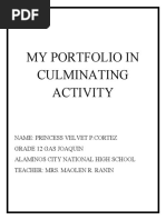 Portfolio Culminating Activity | PDF | Social Sciences | Science