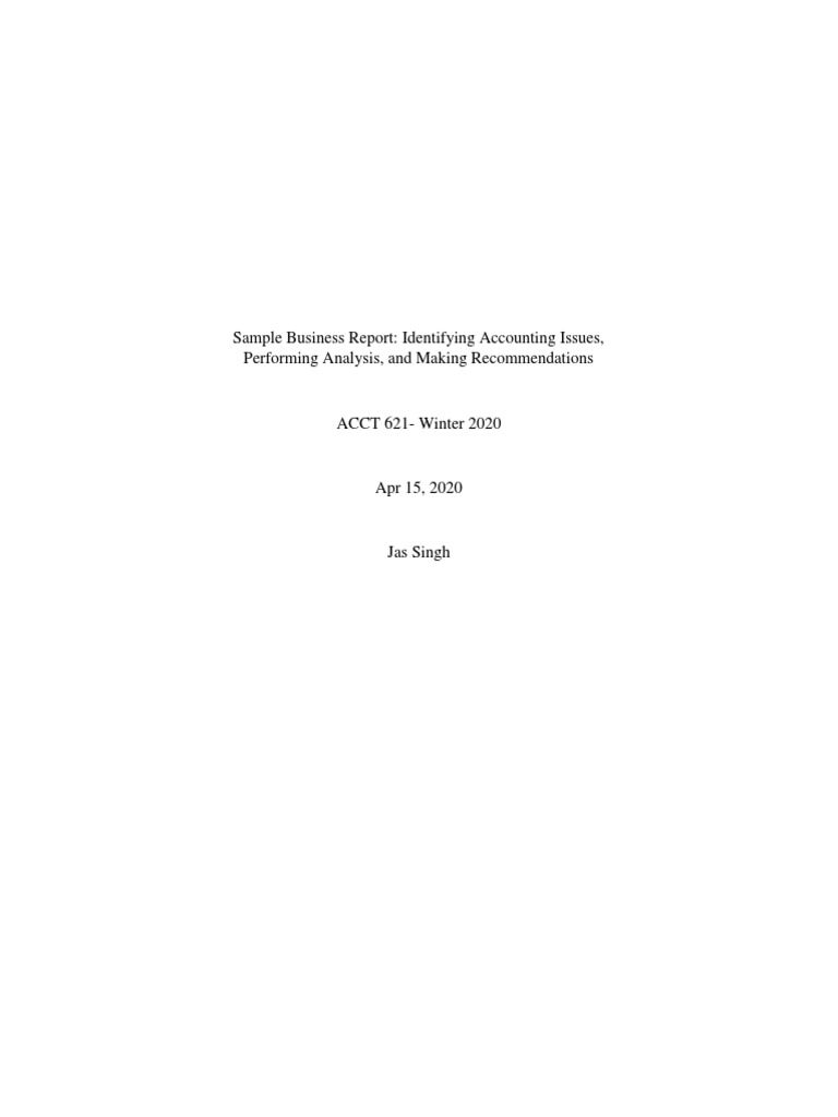 Business Report on Mann Motors Ltd. | PDF | Inventory | Accounting