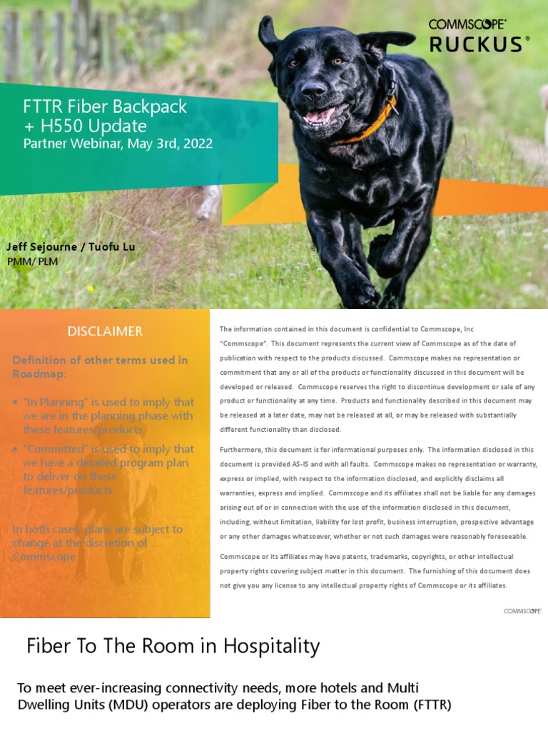 FTTR Fiber Backpack + H550 Update: Partner Webinar, May 3rd, 2022 | PDF ...