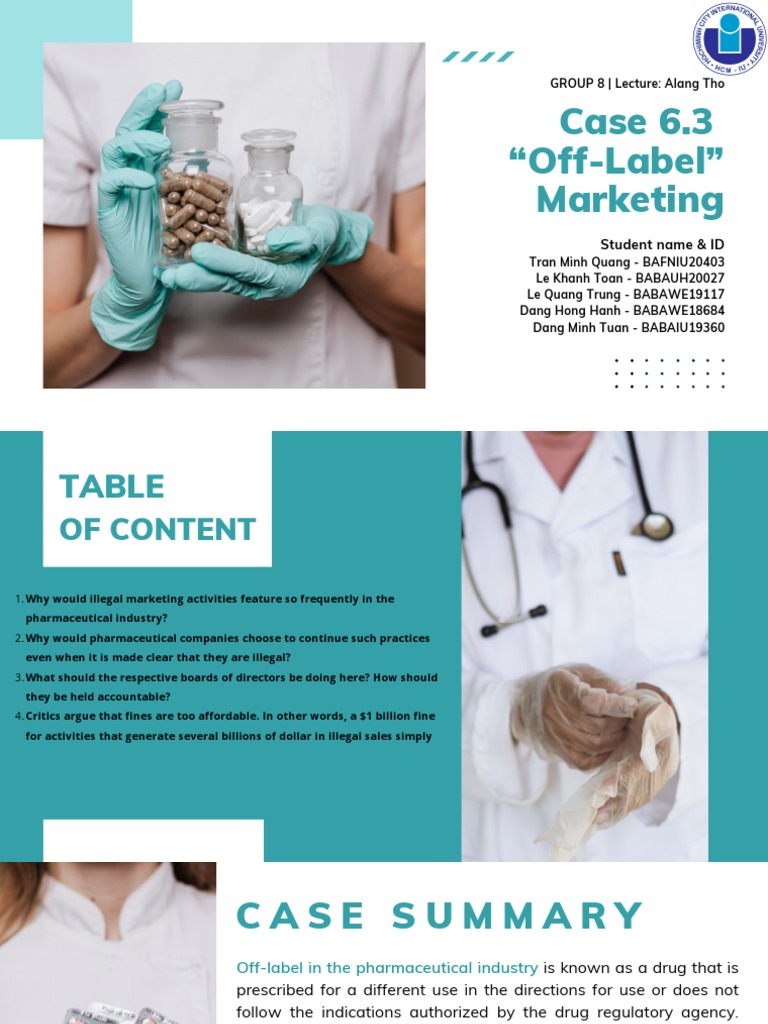Busethics Presentation Group8 | PDF | Pharmaceutical Industry | Medical ...