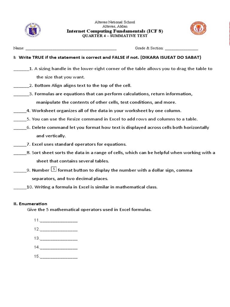 Internet Computing Fundamentals (ICF 8) | PDF