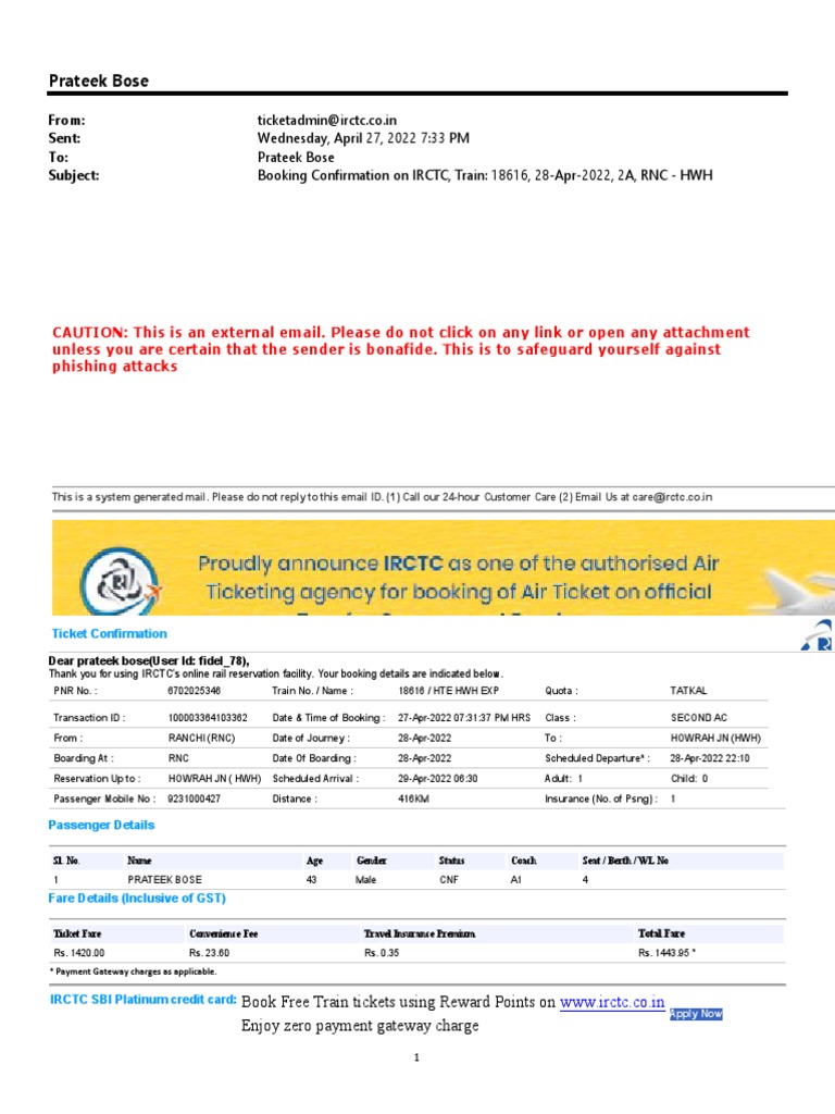 Ticket 2 | PDF | Credit Card | Debit Card