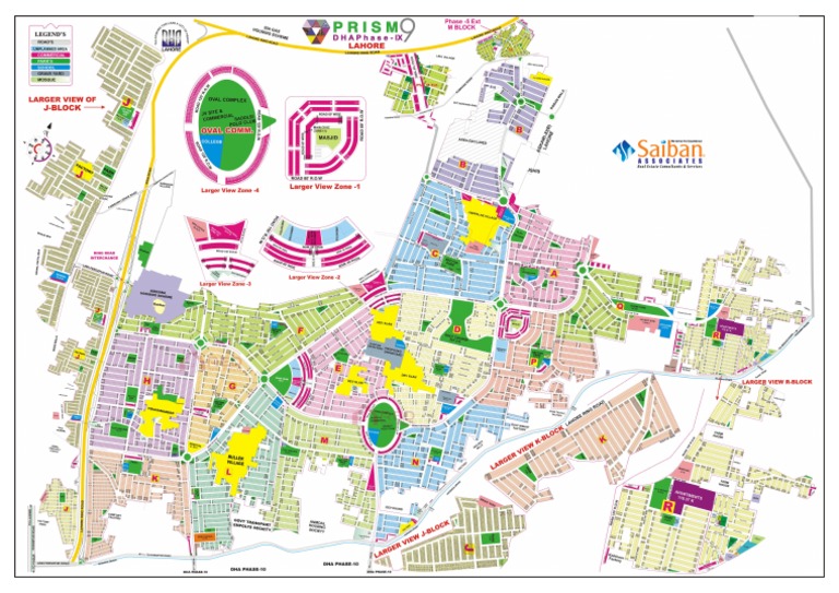 Dha Phase 9 Prism Map | PDF