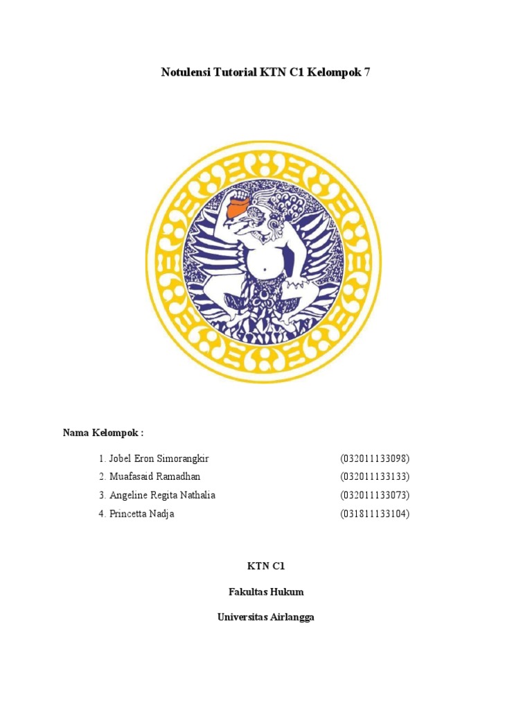 Notulensi Tutorial KTN Kelompok 7 | PDF
