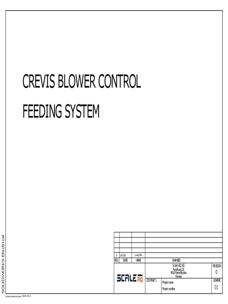 Crevis Blower Control Feeding System: Scale AQ AS | PDF | Computer Engineering | Manufactured Goods