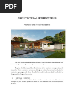 Sample Building Specifications | PDF | Concrete | Structural Engineering